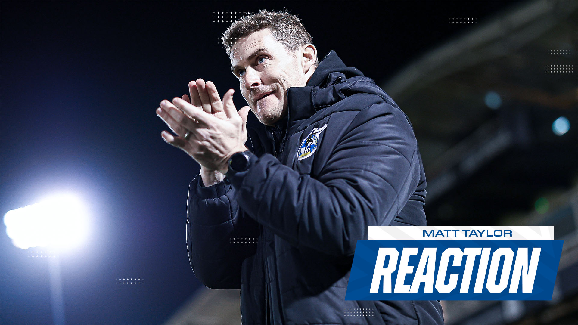 Matt Taylor | We have to play better than we did tonight | Bristol Rovers FC